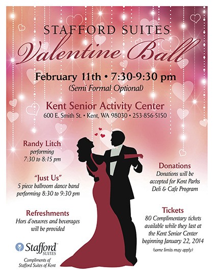 Stafford Suites co-hosts Valentine Ball at Kent Senior Activity Center ...