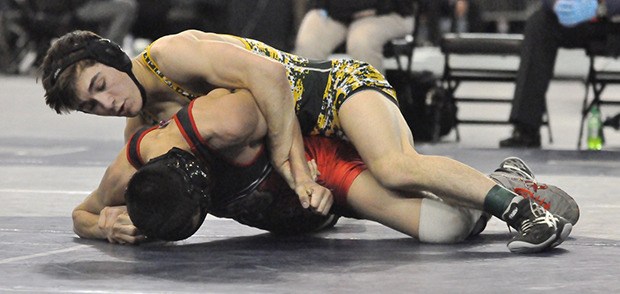 Freitag, Daigbe take down state titles | Mat Classic | Kent Reporter