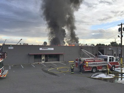 Crews douse two-alarm commercial building fire | Kent Reporter