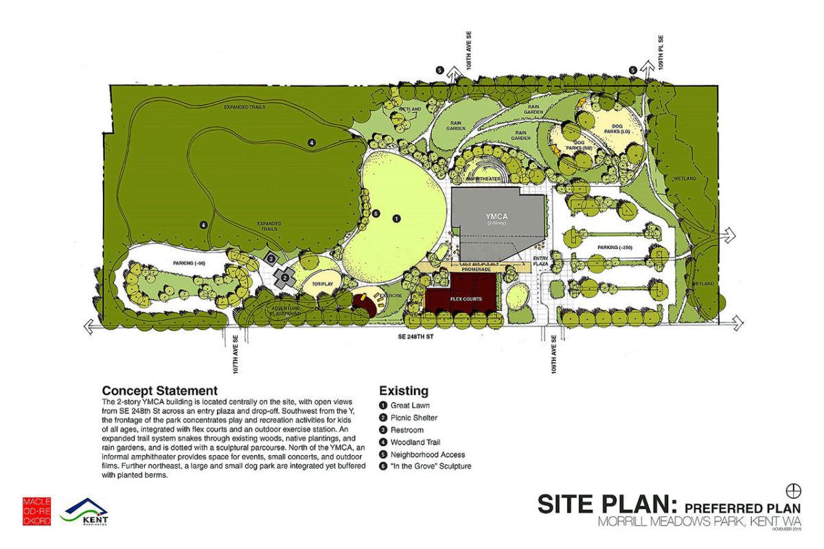 City of Kent seeks feedback about YMCA, park design | Kent Reporter
