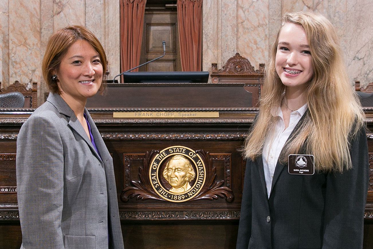 Juchems serves as page for Rep. Gregerson | Kent Reporter