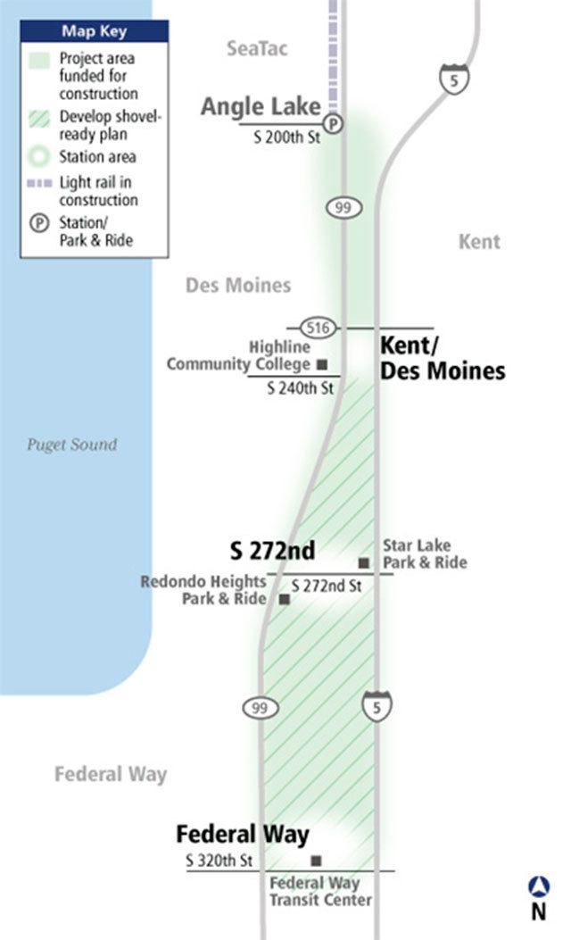 Sound Transit finalizing details for Kent light rail projects | Kent ...
