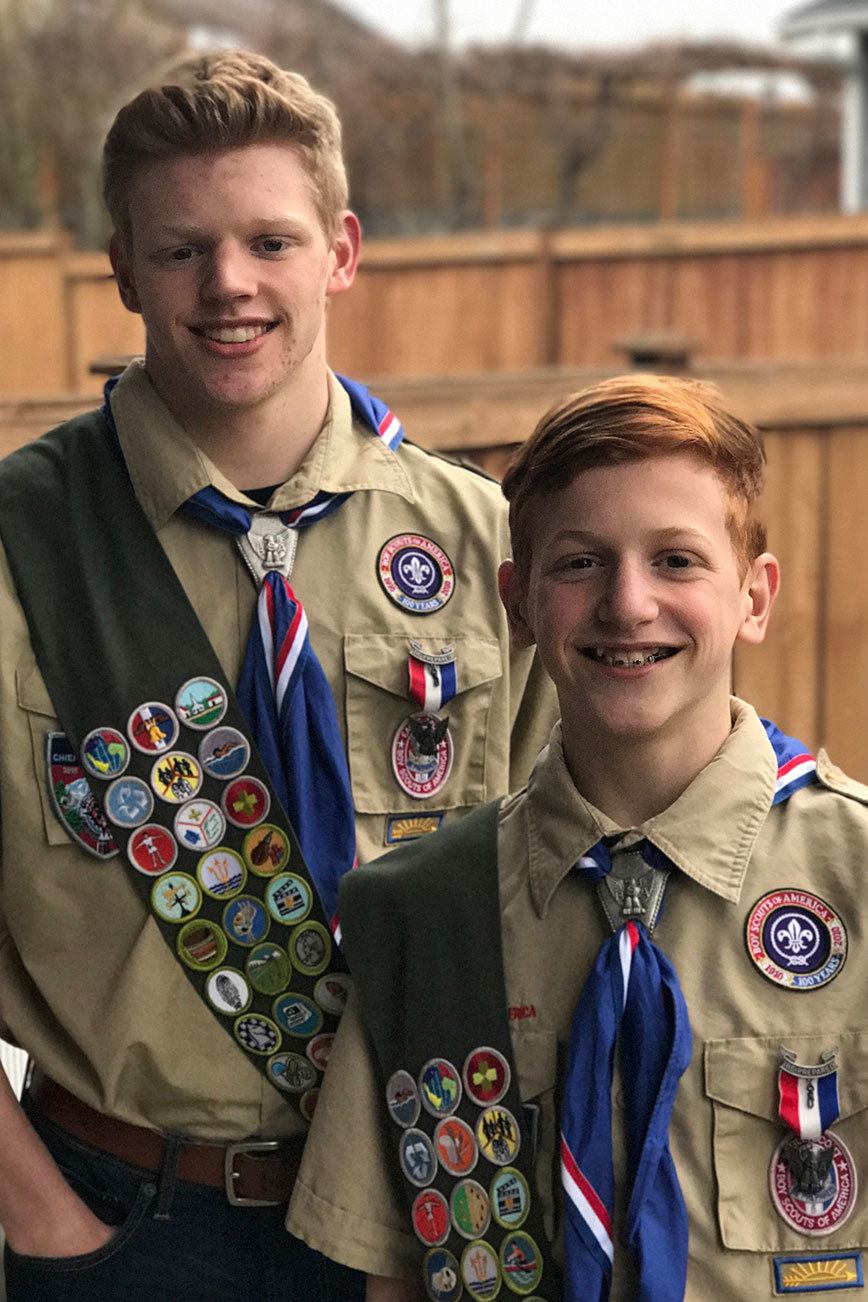 Kent’s Maloy brothers earn Eagle Scout rank | Kent Reporter