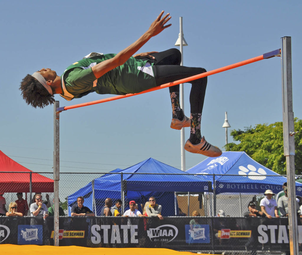 Kentridge’s Cronk wins state high jump title | PHOTOS | Kent Reporter