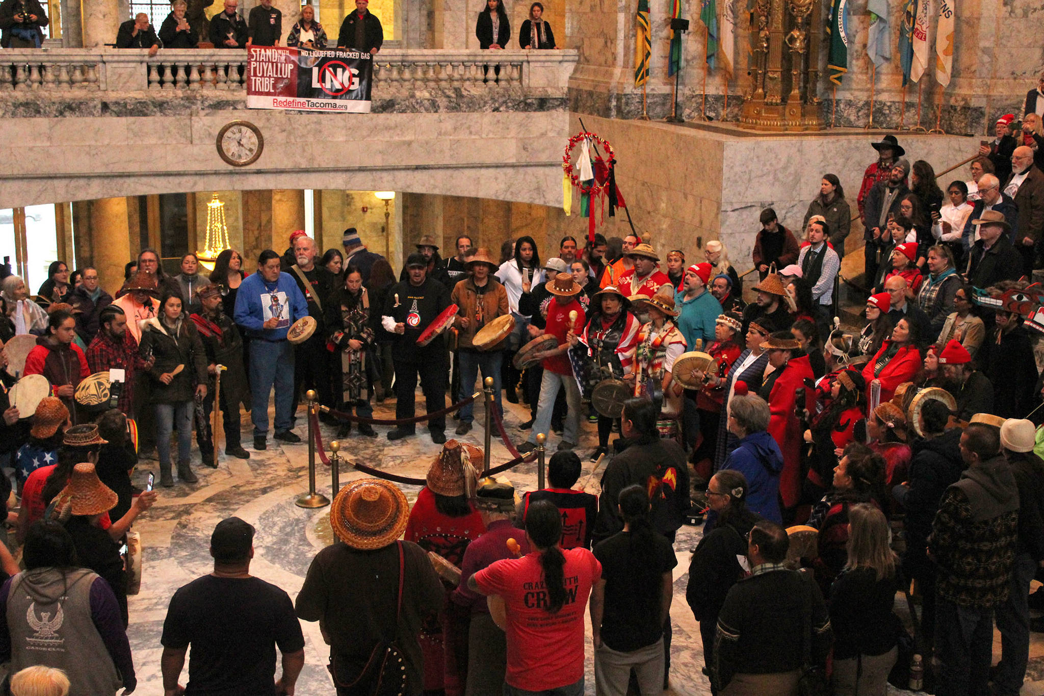 American Indian activists rally in Olympia | Kent Reporter