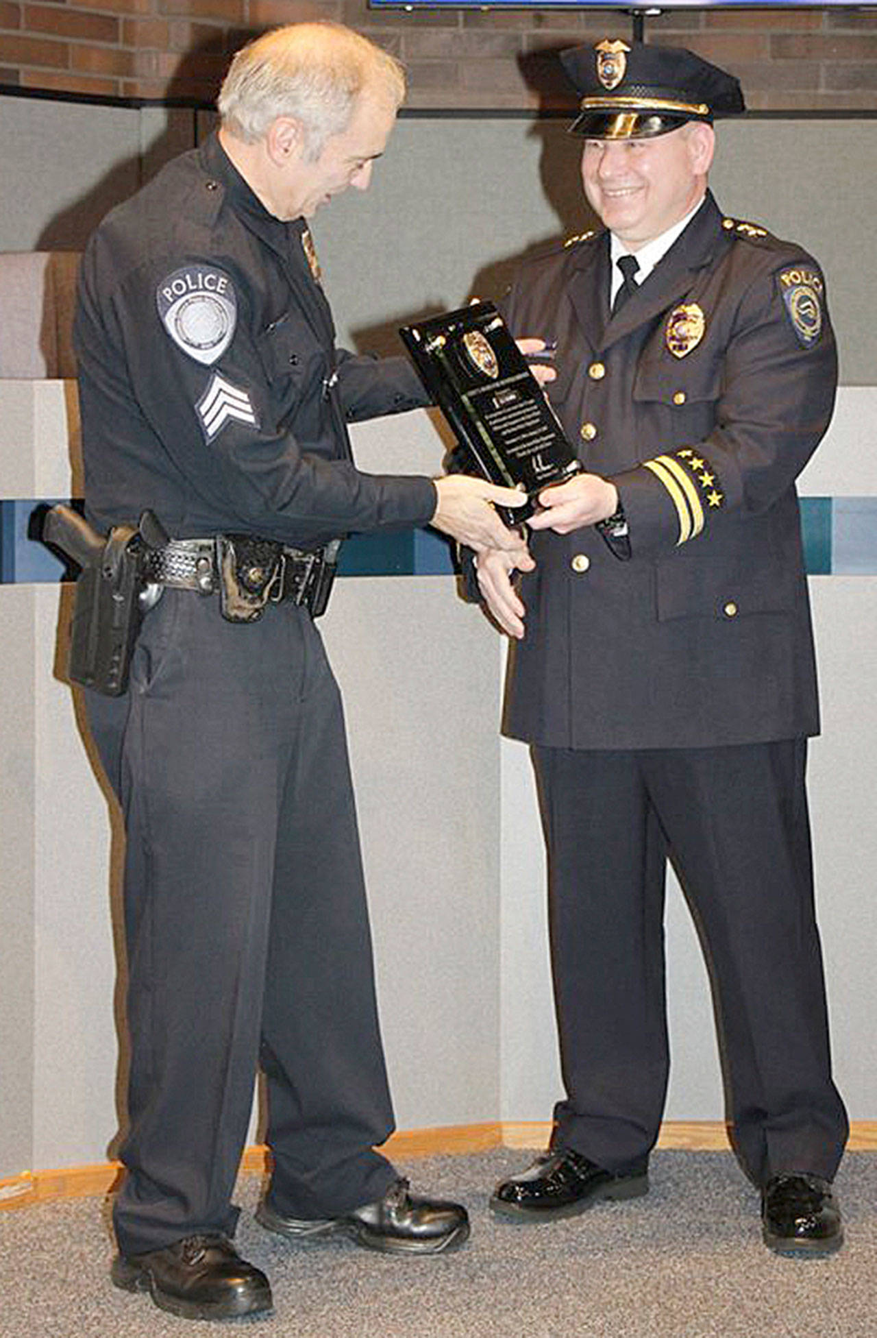 Kent Police honor Gagner for 33 years of service | Kent Reporter