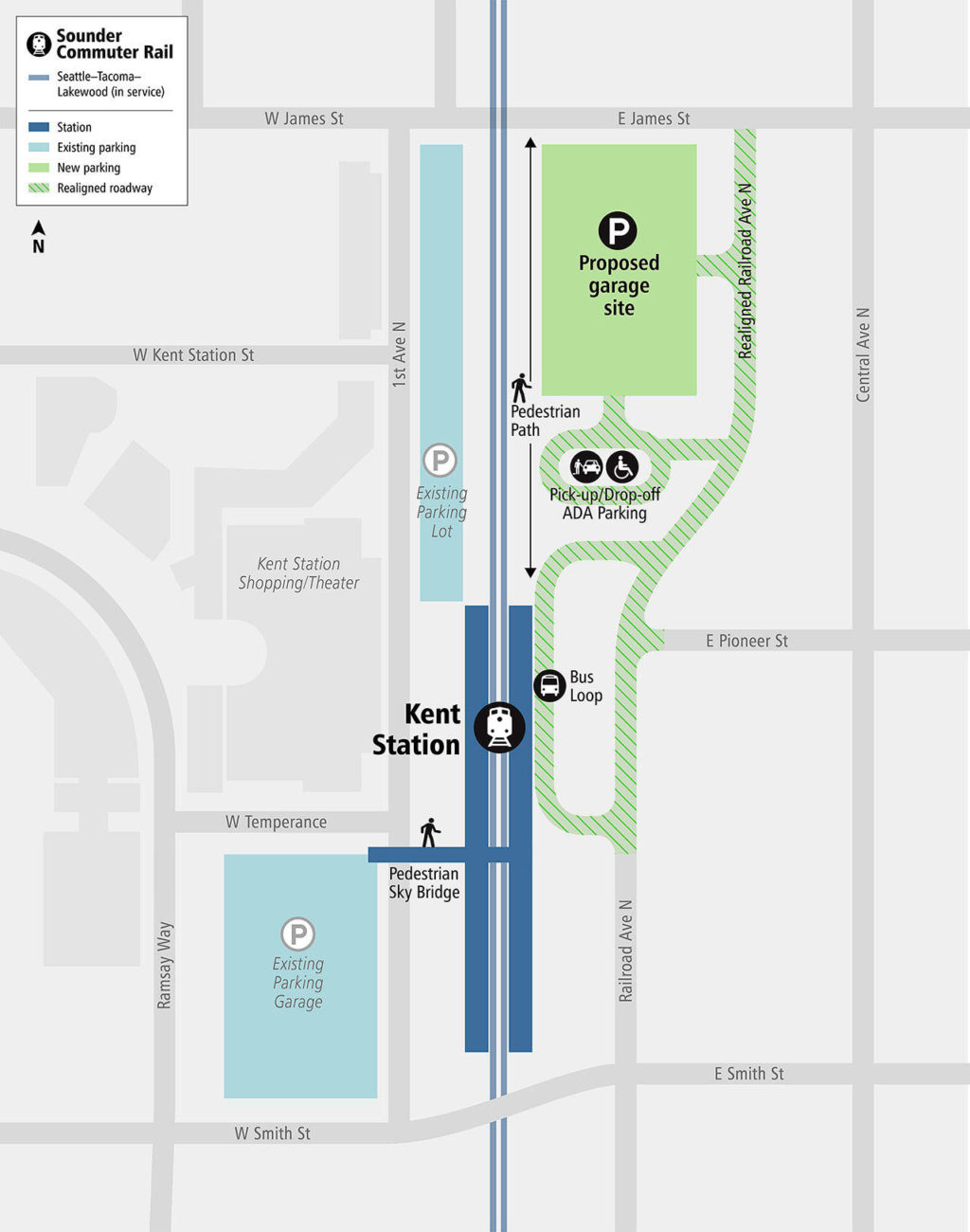 Sound Transit plans open house about new Kent Station parking garage ...