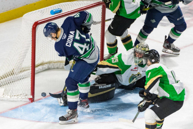 Ciona scores first career goal as Thunderbirds sink Raiders 3-1 | Kent ...