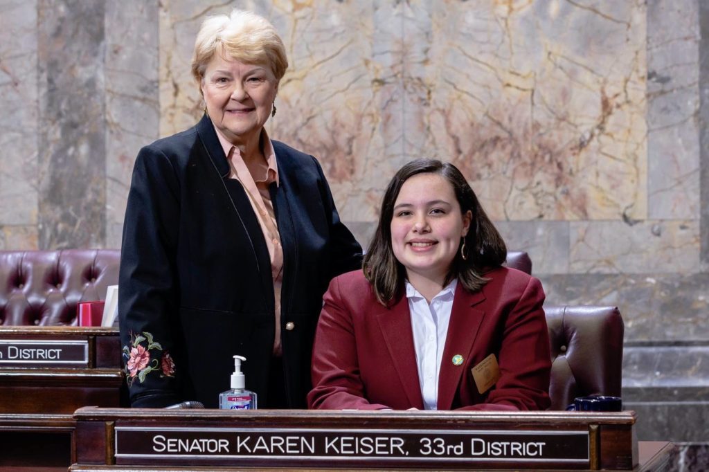 Kent teen serves as page for Sen. Keiser in Olympia | Kent Reporter