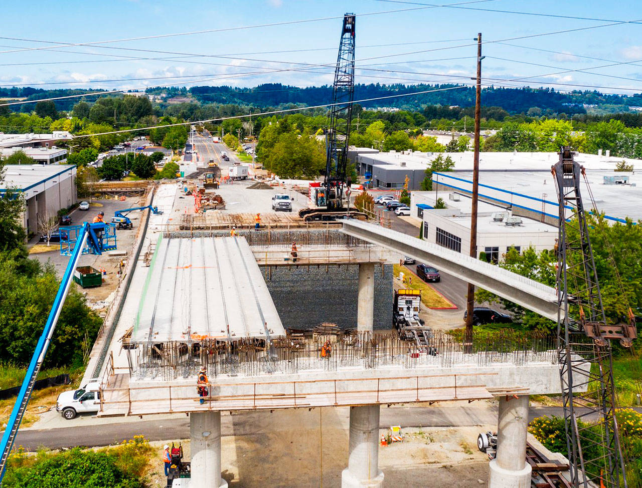 South 228th Street overpass project in Kent plugs along | Kent Reporter