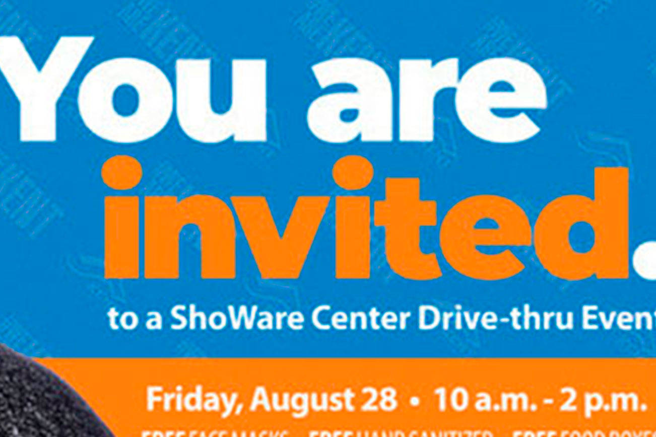 Face masks, food boxes to be given away Aug. 28 at ShoWare Center ...
