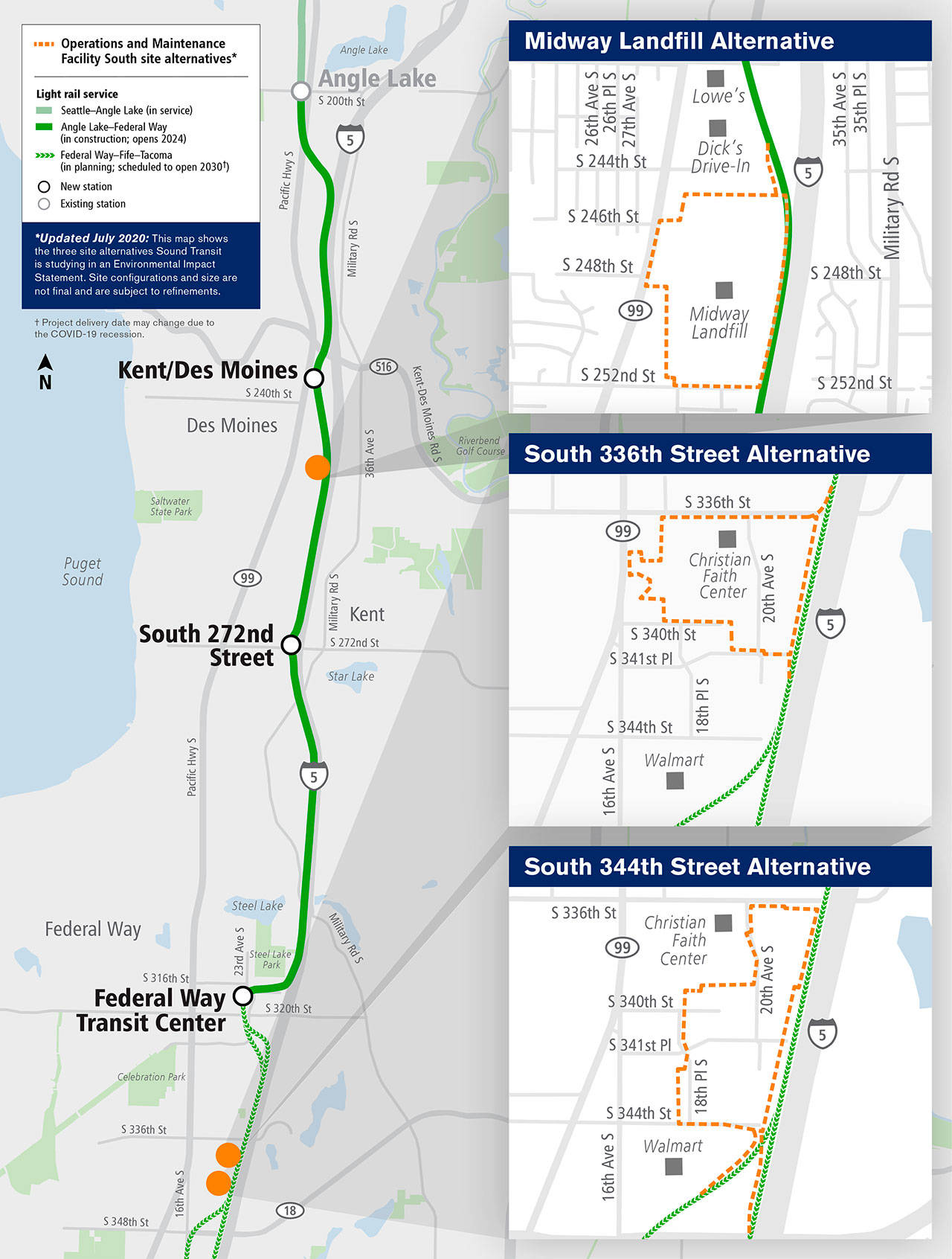 Release delayed of light rail facility environmental impact statement ...
