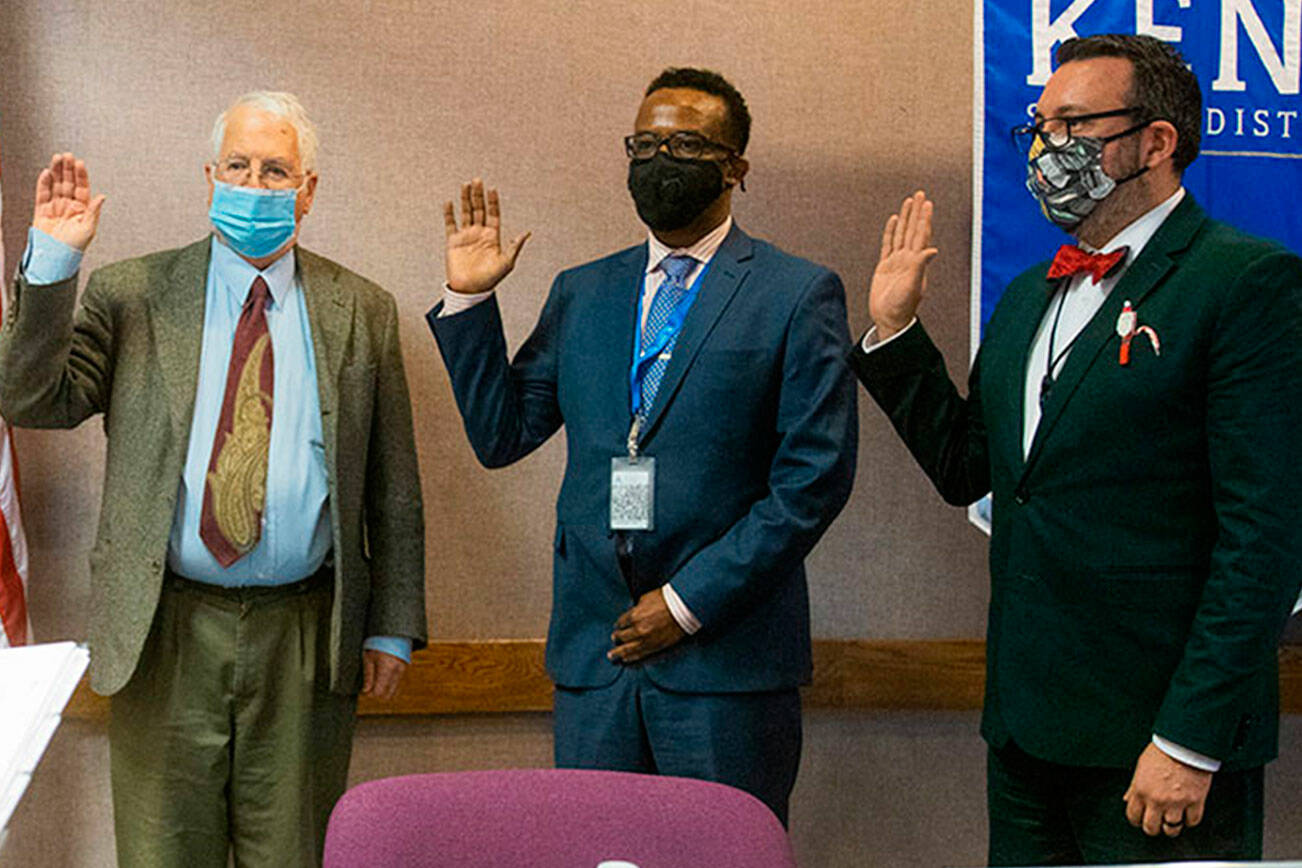 Clark, Farah, Bento sworn in as Kent School Board members | Kent Reporter