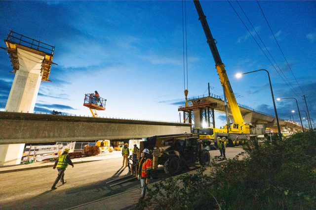 Federal Way light rail construction connects to existing line | Kent ...