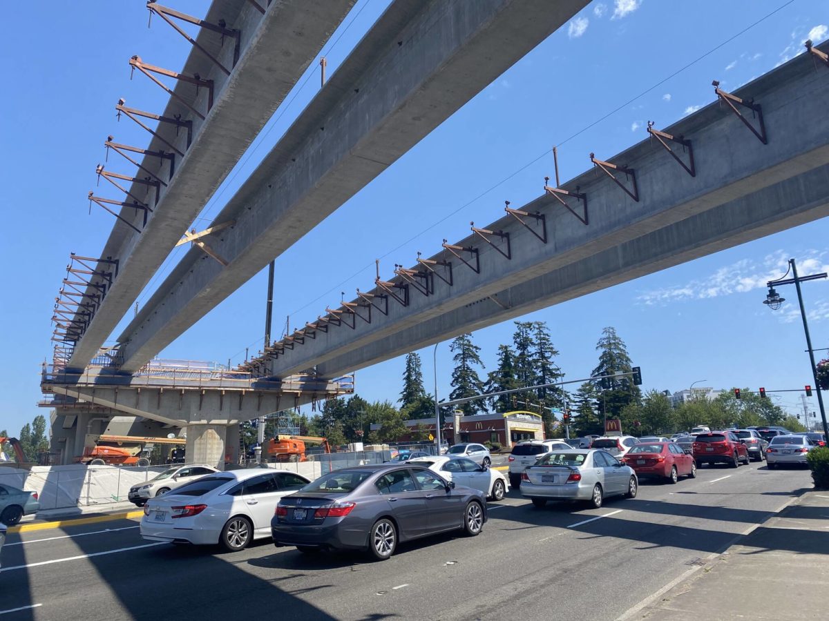 Sound Transit installs elevated tracks over S. 320th Street in Federal ...