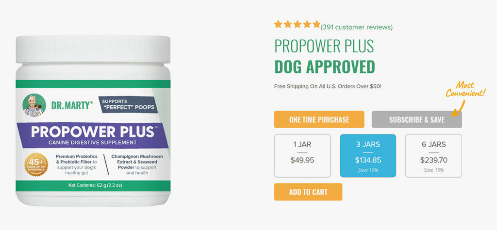 ProPower Plus Reviews (Dr. Marty) Legit Canine Digestion Supplement ...