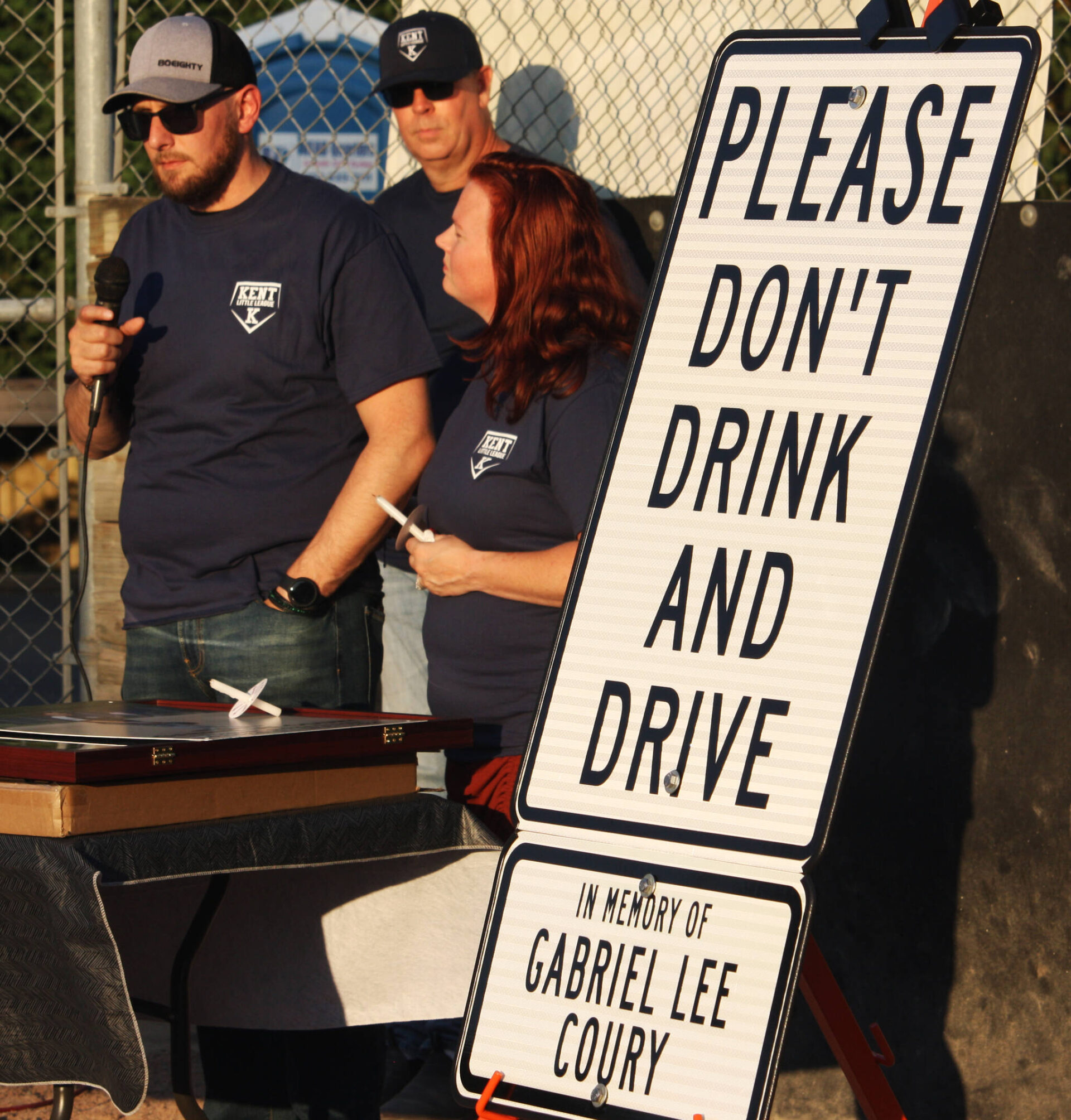 Candlelight vigil honors Kent Little League catcher Gabriel Coury ...