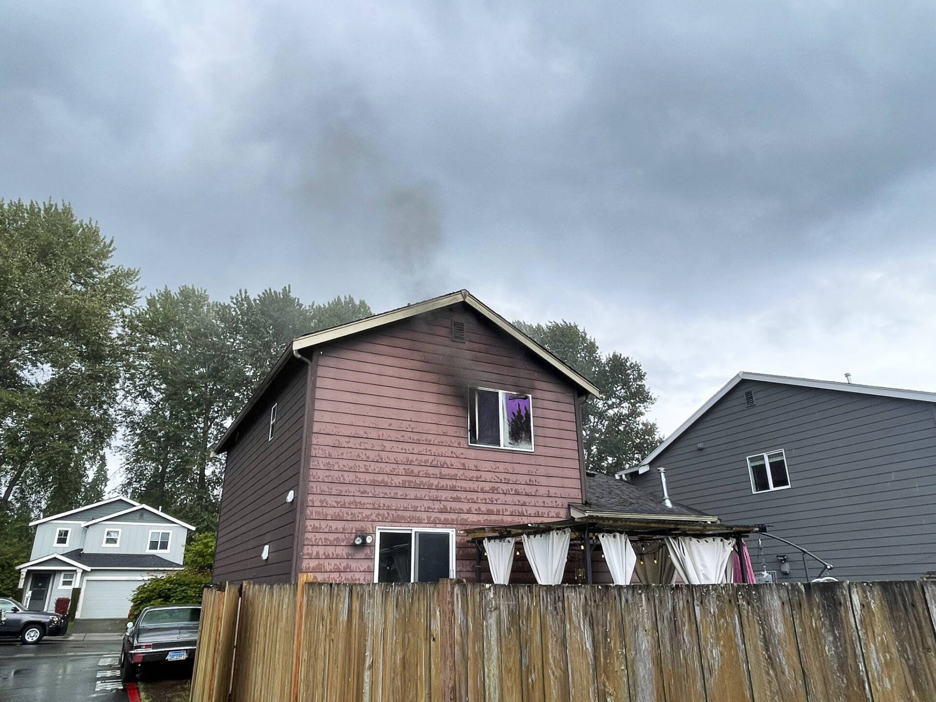 Firefighters extinguish Kent house fire; rescue two dogs, two cats ...