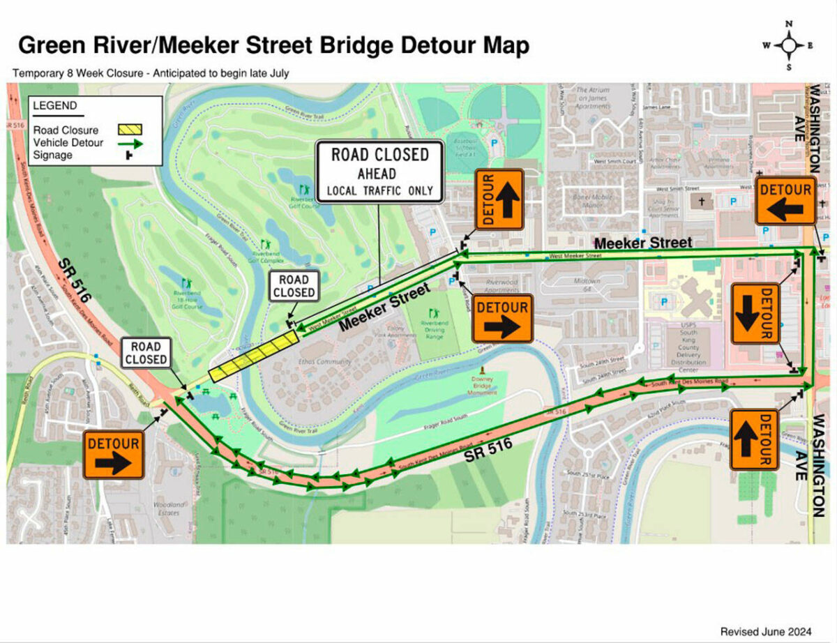 Major detour to hit Kent drivers with 8-week Meeker bridge closure | Kent Reporter
