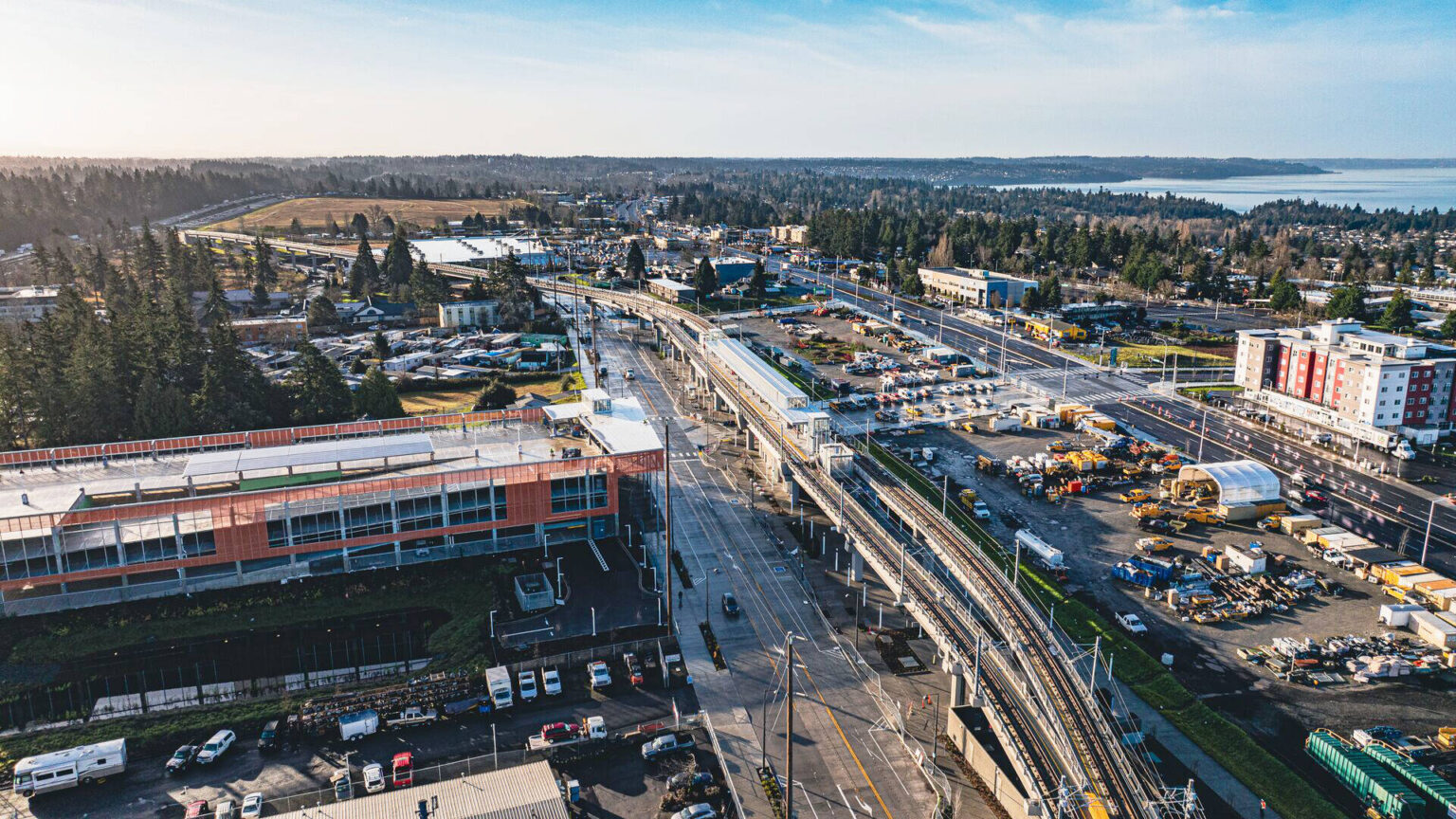 Sound Transit light rail stations in Kent closer to completion | Photos ...