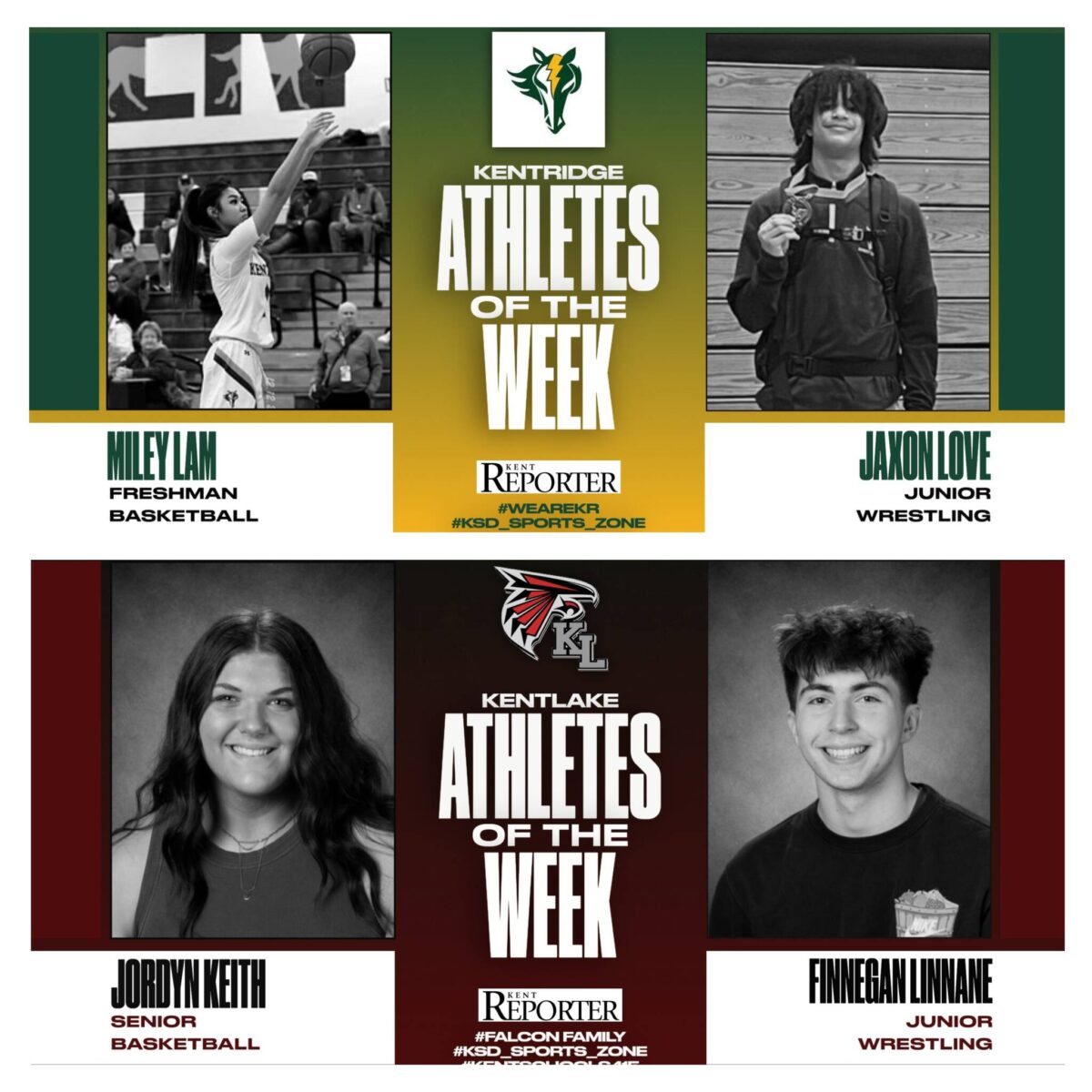 Kent Reporter Athletes of the Week: Kentlake and Kentridge | Kent Reporter