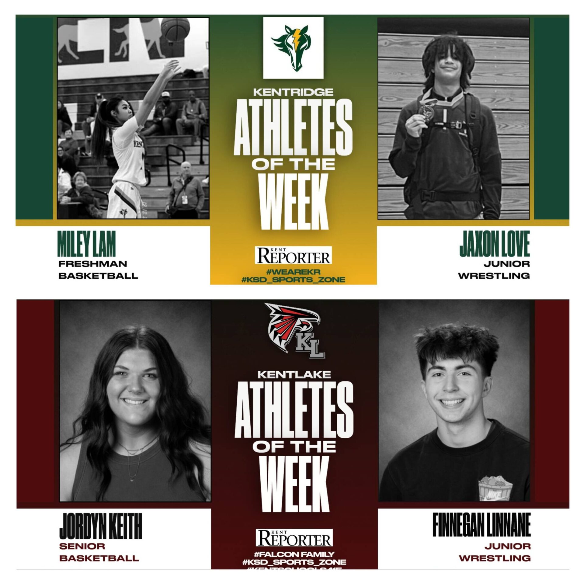 Kent Reporter Athletes of the Week: Kentlake and Kentridge | Kent Reporter