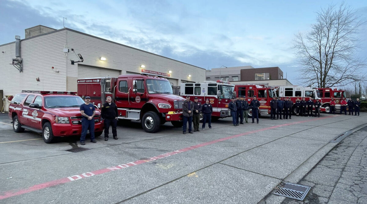 Kent-based Puget Sound Fire sends firefighters to combat LA wildfires ...