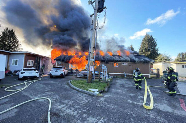 Fire strikes Kent tile business; owner found dead inside | Update ...