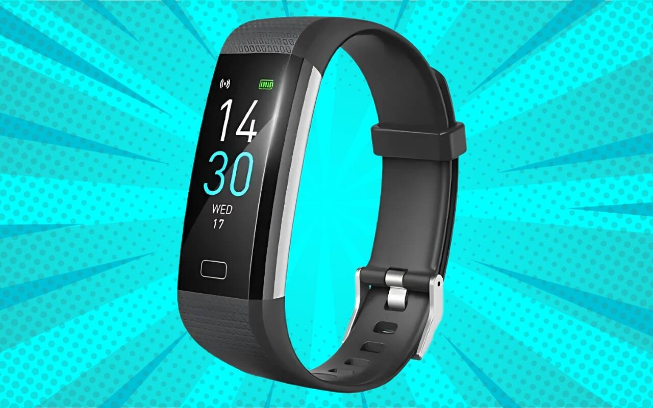 PulseIt Fitness Tracker – Waterproof Smartwatch with Heart Rate, Sleep ...