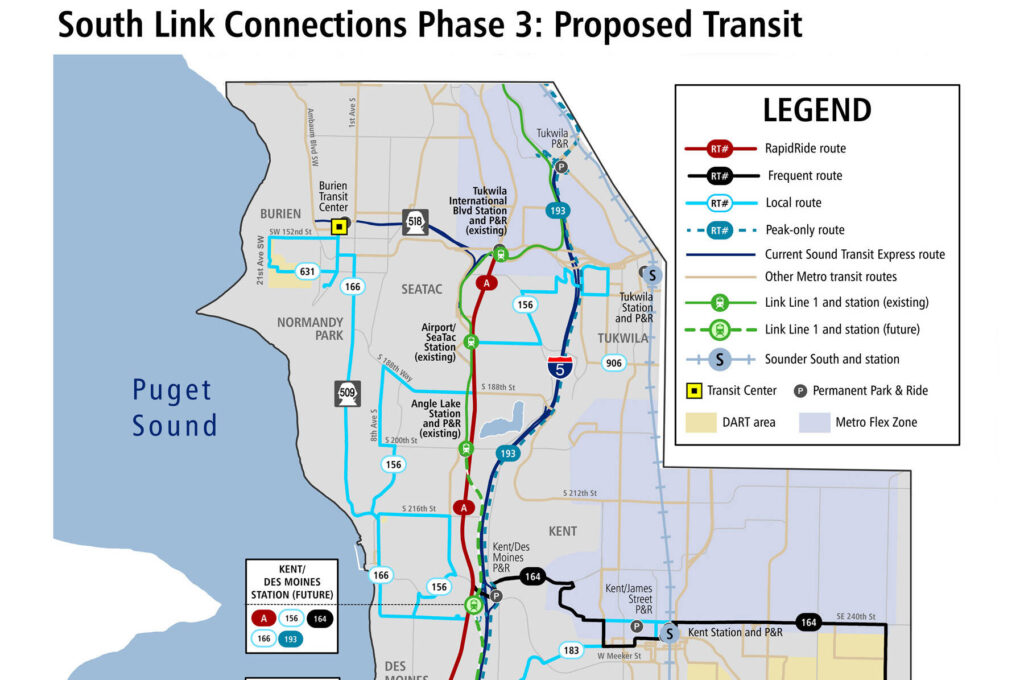 Sound Transit approves light rail station names in Kent, Federal Way ...