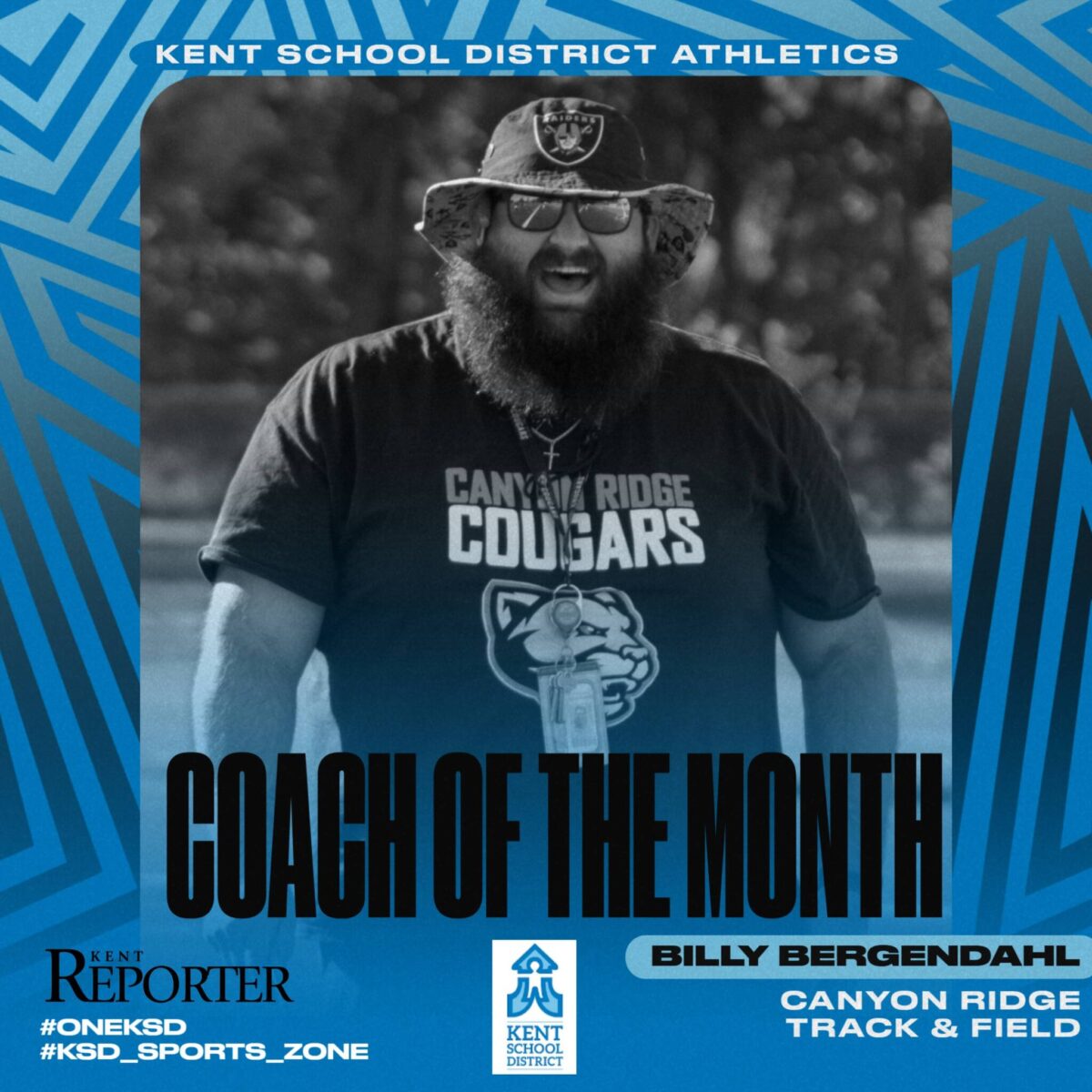 Kent Reporter Coach of the Month: Billy Bergendahl | Kent Reporter