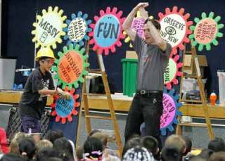 Toys, failures and fun: Inventor visits Kent school | Kent Reporter
