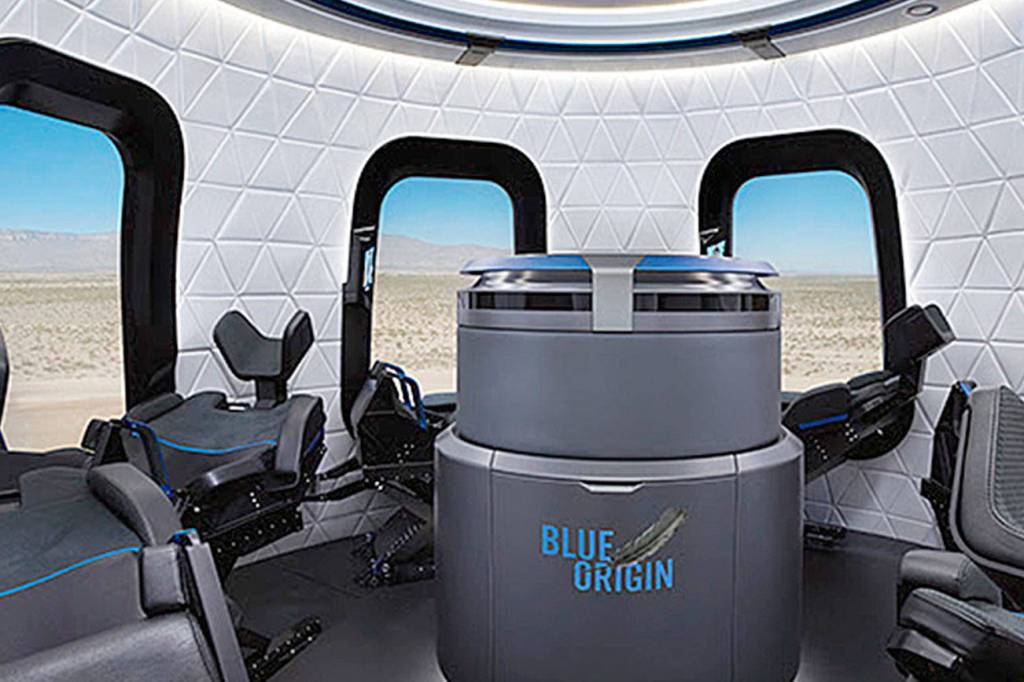 Kent-based Blue Origin releases photos of capsule that could carry ...