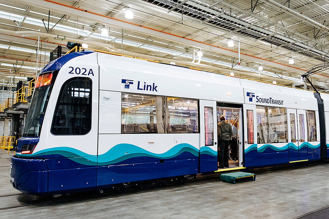 First of new Sound Transit light rail vehicles arrives | Kent Reporter