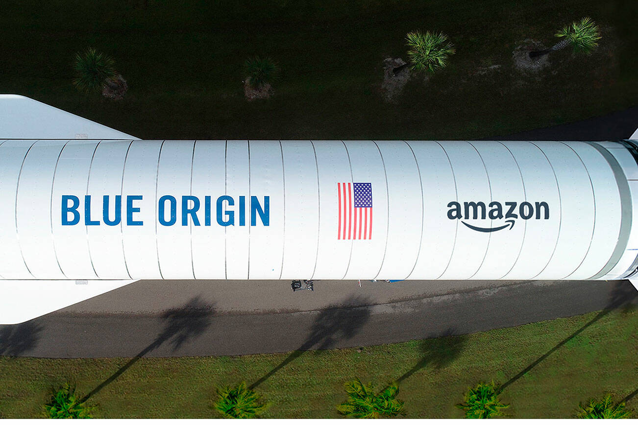 Amazon selects Kent’s Blue Origin to help launch internet satellites ...