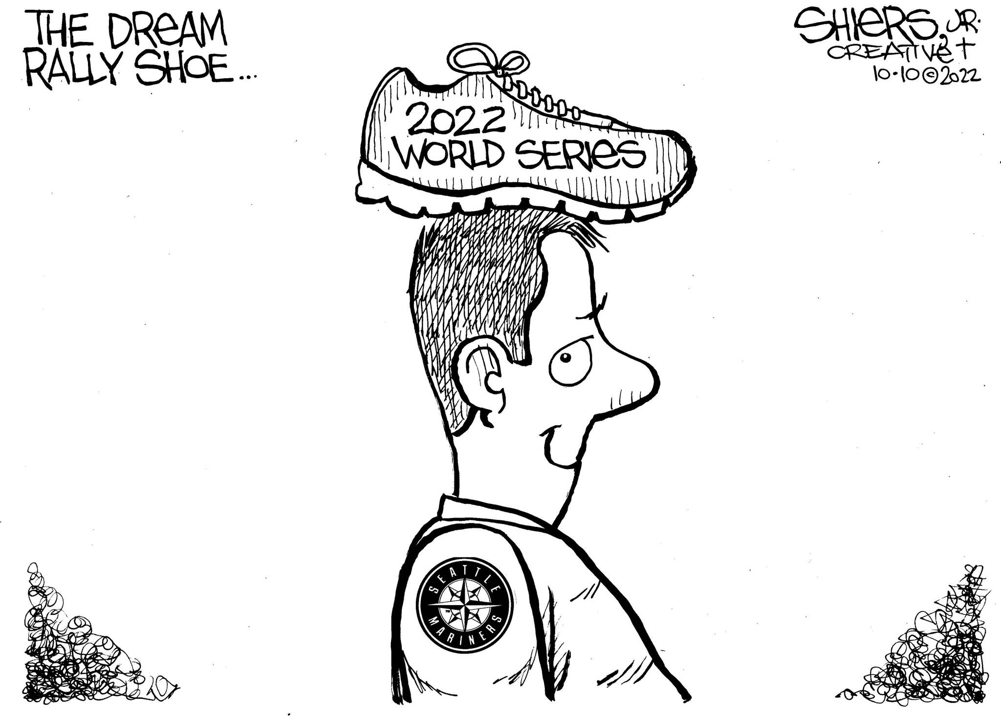 Mariners and the rally shoes | Cartoon | Kent Reporter