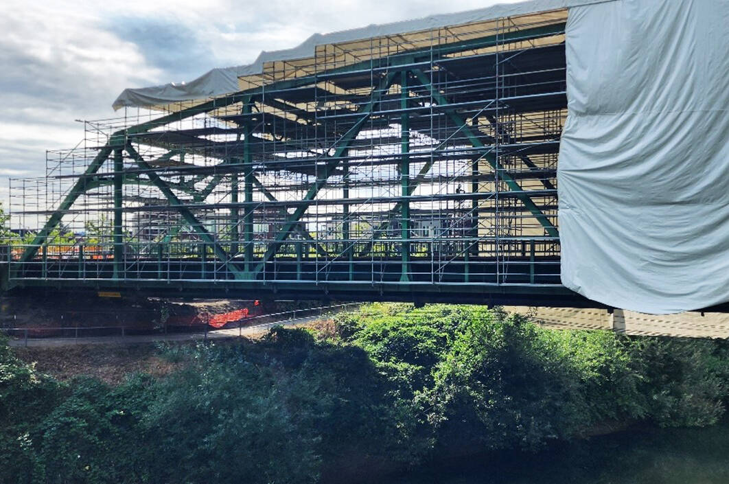 Meeker Street bridge in Kent remains closed for repainting | Kent Reporter