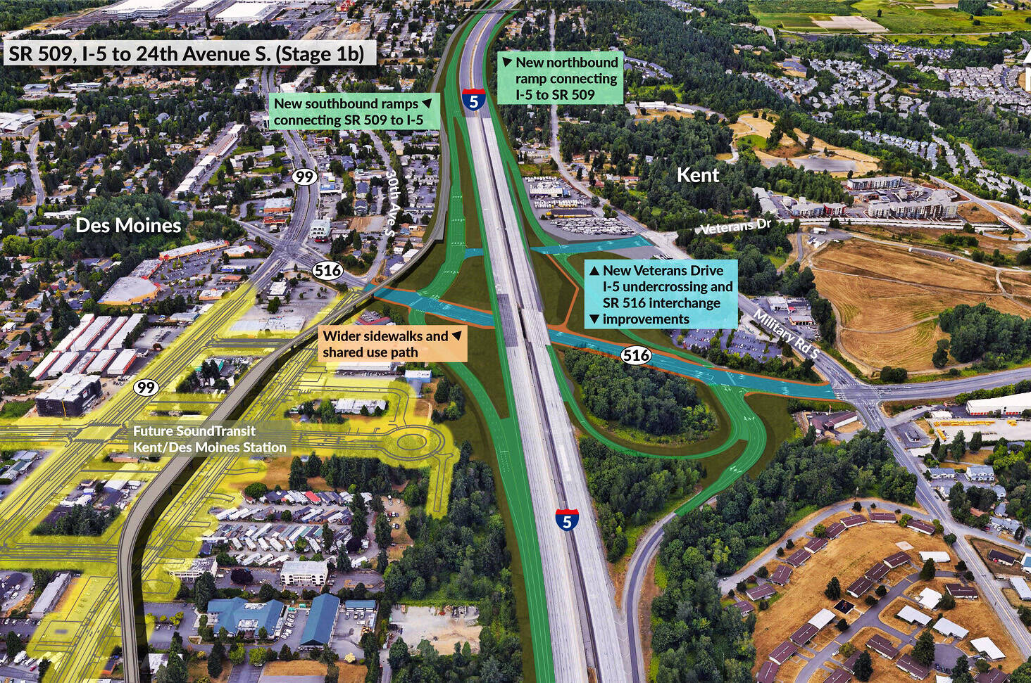 Tolling coming this fall to new SR 509 Expressway near Kent | Kent Reporter