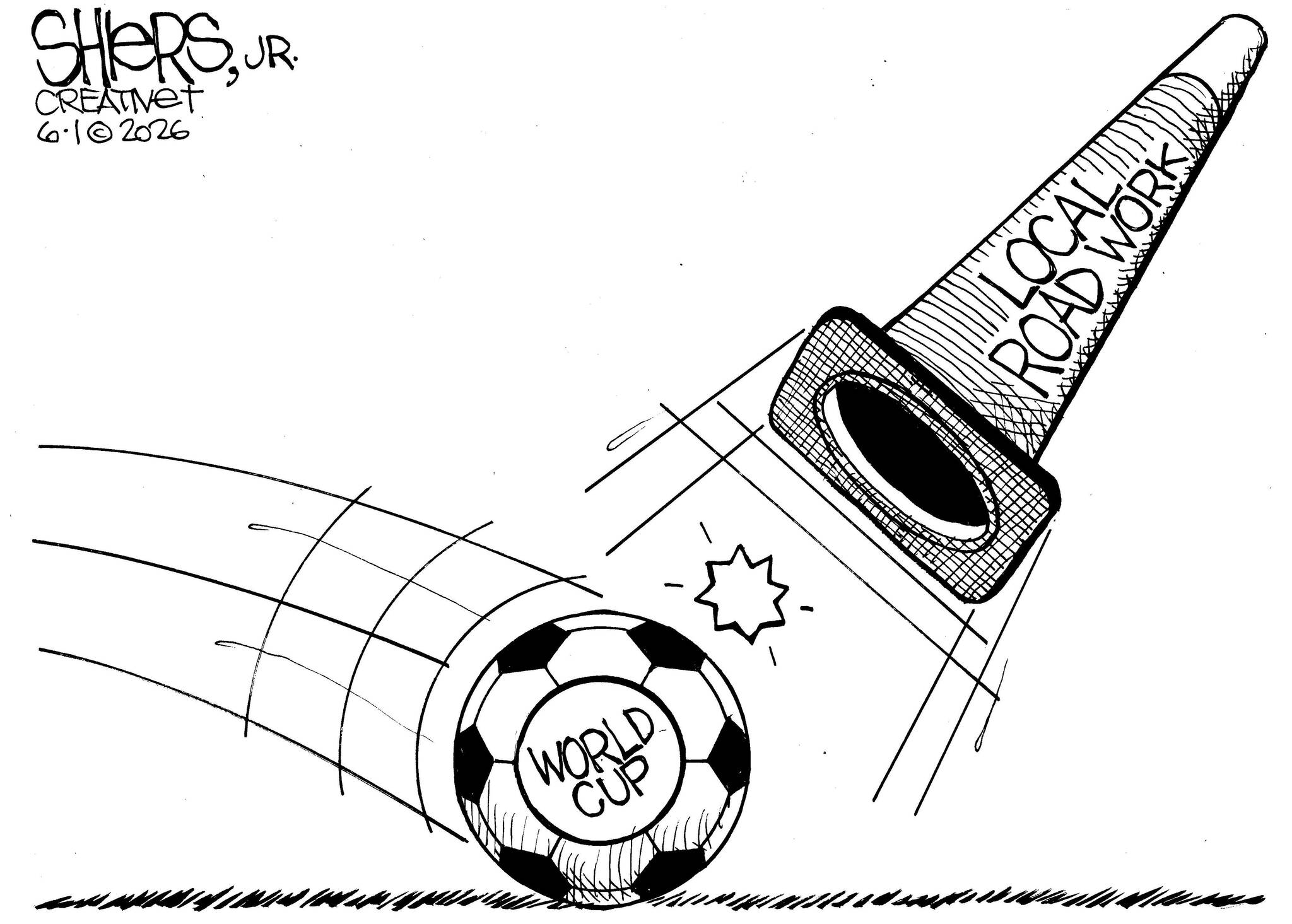 World Cup vs. Seattle area traffic | Cartoon by Frank Shiers | Kent ...