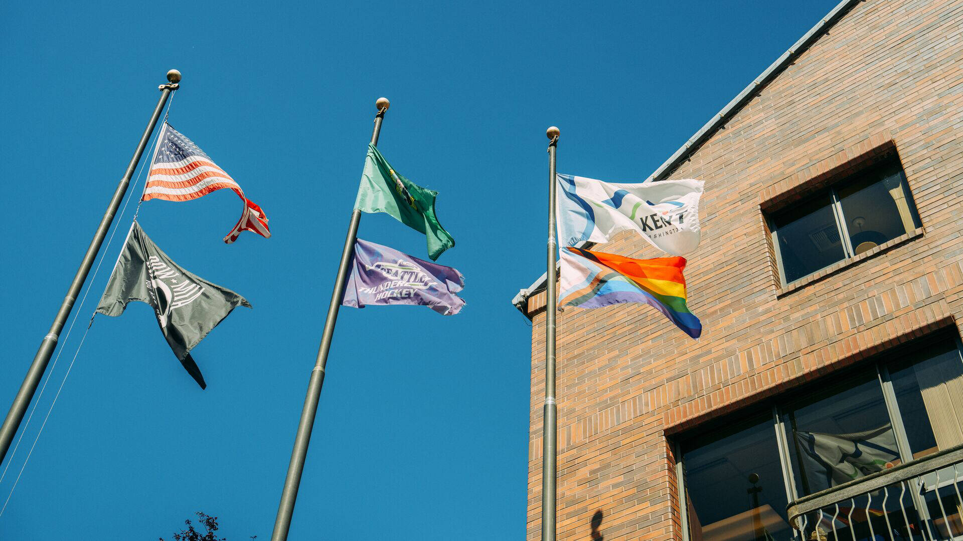 Pride flag goes up at Kent City Hall for month of June | Kent Reporter