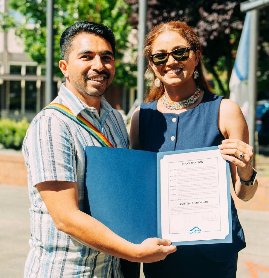 Pride flag goes up at Kent City Hall for month of June | Kent Reporter